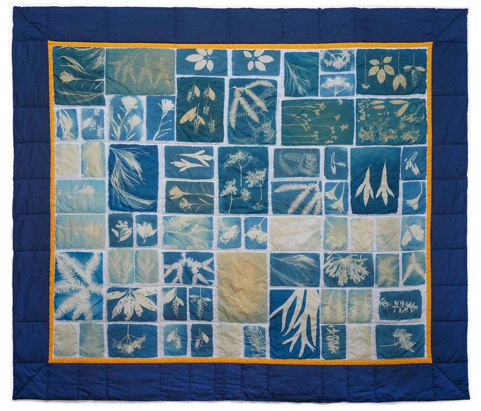 'Cyanotype' Quilt - Masha Lamzina