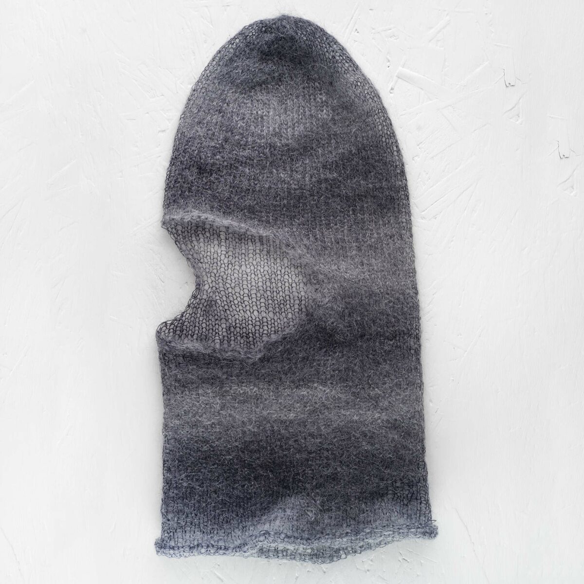 Grey Mohair Balaclava - Masha Lamzina
